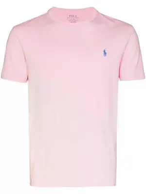 Polo Ralph Lauren Logo Embroidered T-shirt - Pink