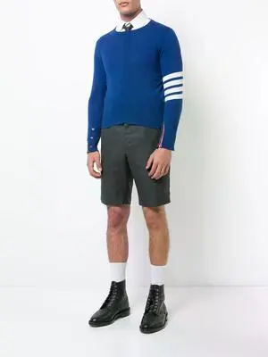 Thom Browne 4-bar Short Cashmere Pullover