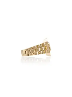 Shay 18k Yellow Diamond Initial Signet Ring