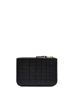 Comme Des Garçons Textured Leather Wallet - Black
