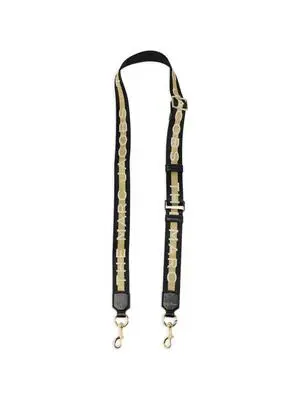 Marc Jacobs The Logo Thin Webbing Strap - Black
