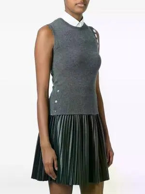 Thom Browne Crew-neck Cashmere Gilet