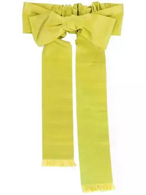 Red Valentino Bow Elasticated Belt - Green