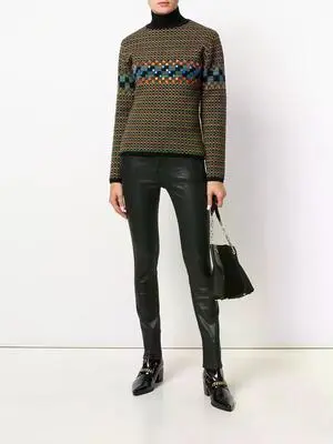 JEAN PAUL GAULTIER Square Pattern Knit Jumper