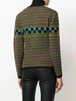 JEAN PAUL GAULTIER Square Pattern Knit Jumper