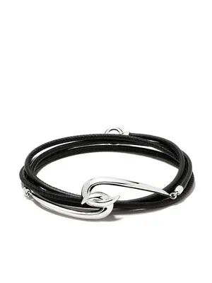 SHAUN LEANE Hook Wrap Bracelet - Black