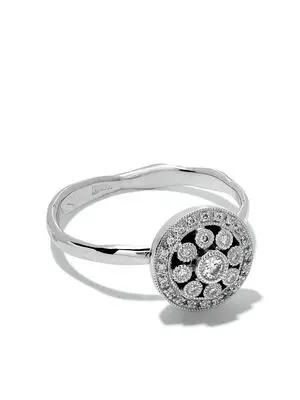 WOUTERS & HENDRIX 18kt Diamond Rosetta Ring - Silver