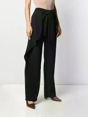 Chloé Tie Front Wide Leg Trousers