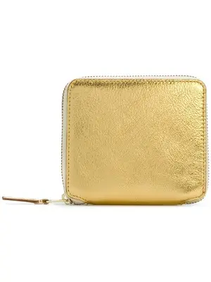 Comme Des Garçons All-around Zip Fastening Wallet Metallic