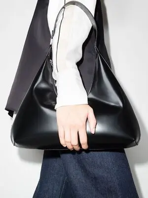 By Far Amber Leather Shoulder Bag