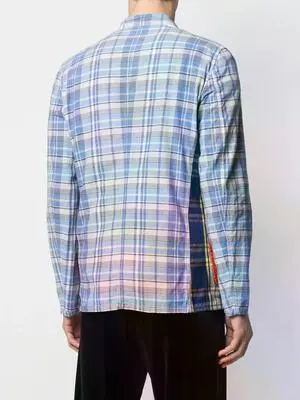 Comme Des Garçons Checked Patchwork Jacket