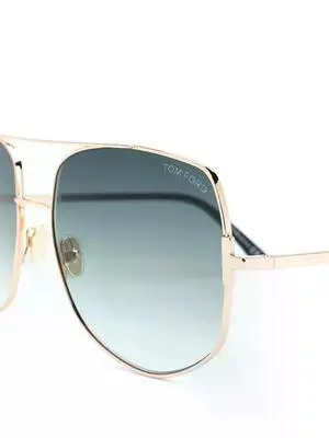 TOM FORD Oversized Aviator Sunglasses