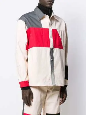 DIESEL® Colour Block Shirt Jacket