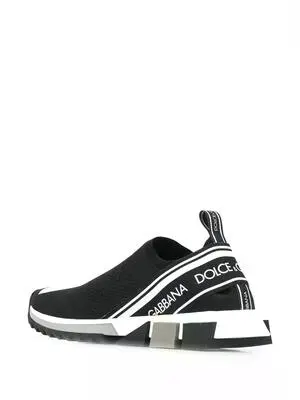Dolce & Gabbana Sorrento Knit Sneakers - White