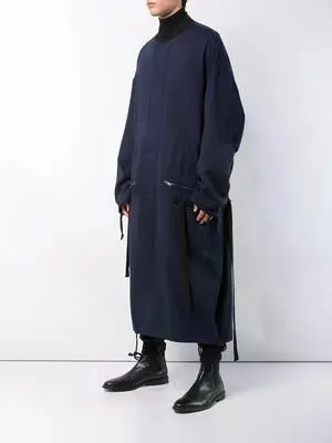 HAIDER ACKERMANN Long Shawl Coat - Black