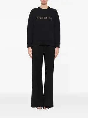 JW Anderson Embroidered Logo Sweatshirt - Black