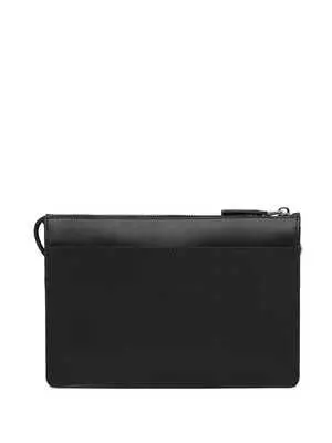 Prada Logo Saffiano Leather Clutch