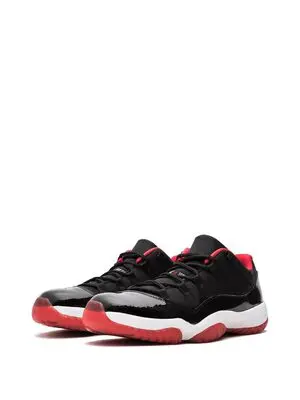 JORDAN Air Retro Low Bred Sneakers - Black