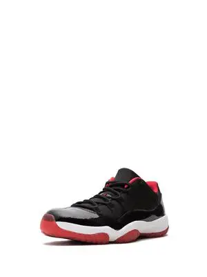 JORDAN Air Retro Low Bred Sneakers - Black