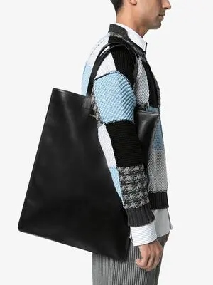 Comme Des Garçons Logo Print Tote Bag