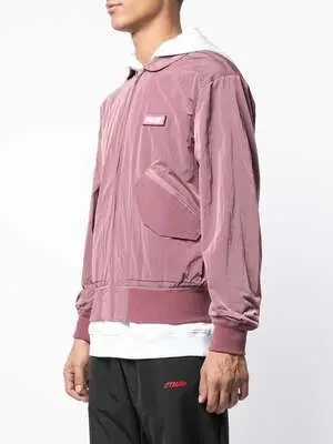 PALACE F-light Logo-patch Jacket - Pink