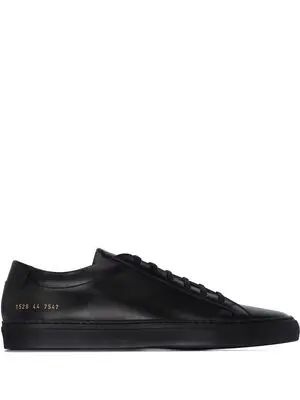 COMMON PROJECTS Achilles Low Top Leather Sneakers - Black