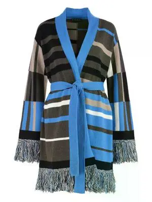 Etro Geometric-print Wool-cashmere Cardigan