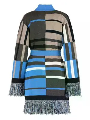Etro Geometric-print Wool-cashmere Cardigan