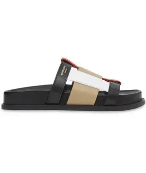 Burberry - Colour-block Slide Sandals