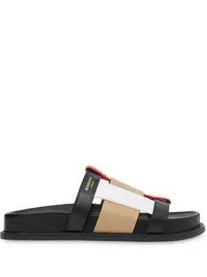 Burberry - Colour-block Slide Sandals