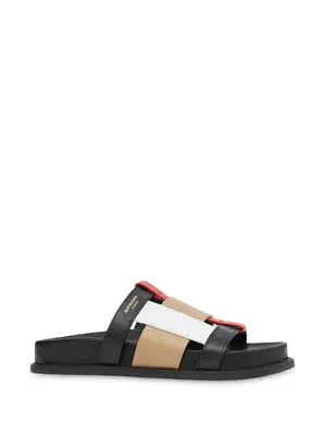 Burberry - Colour-block Slide Sandals