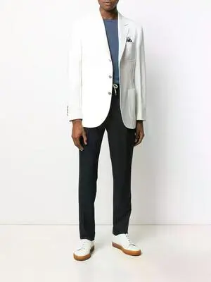 Brunello Cucinelli Single-breasted Linen Blazer