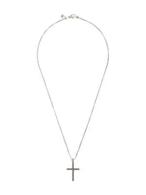 John Hardy Jawan Cross Pendant Necklace - Metallic