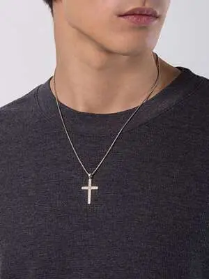 John Hardy Jawan Cross Pendant Necklace - Metallic