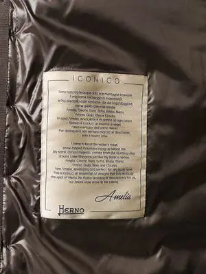 Herno Amelia High-neck Coat - Brown