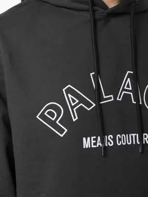 PALACE Couture Drawstring Hoodie - Black