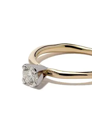 WOUTERS & HENDRIX 18kt Yellow And White Diamond Ring - Gold