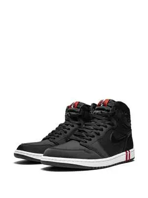 JORDAN X Psg Air 1 Retro High Og Sneakers - Black