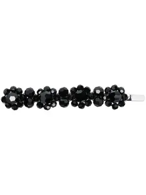 Simone Rocha Crystal Embellished Hair Pin - Black
