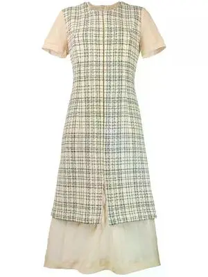Comme Des Garçons 1997 Deconstructed Plaid Dress