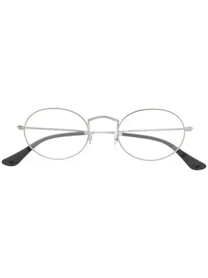 Ray-ban Round Frame Eyeglasses - Silver