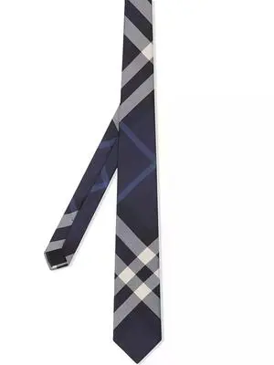 Burberry Classic Cut Neck Tie - Blue