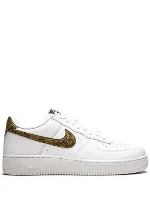 Nike Air Force 1 Low Ivory Snake Sneakers - White