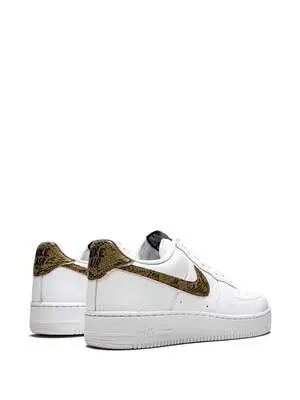 Nike Air Force 1 Low Ivory Snake Sneakers - White