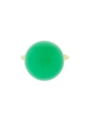 Irene Neuwirth 18kt Yellow Gold Chrysoprase Sphere Ring