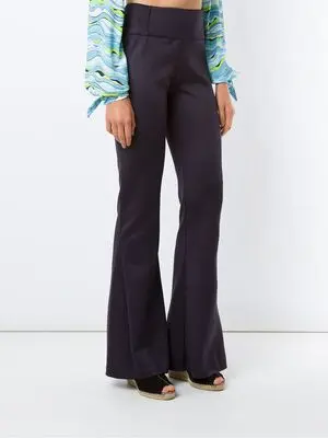 AMIR SLAMA Panelled Flared Trousers