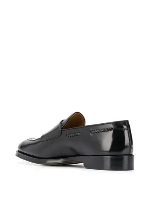 DOUCAL'S Polished Leather Monk Shoes