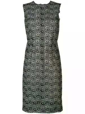 Comme Des Garçons 1990s Sleeveless Lace Dress - Green