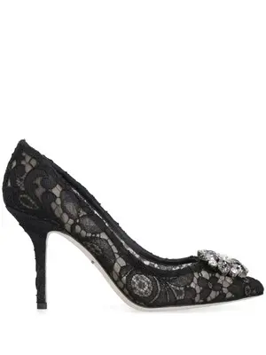 Dolce & Gabbana 90mm Brooch-detail Pumps