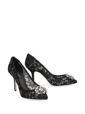 Dolce & Gabbana 90mm Brooch-detail Pumps